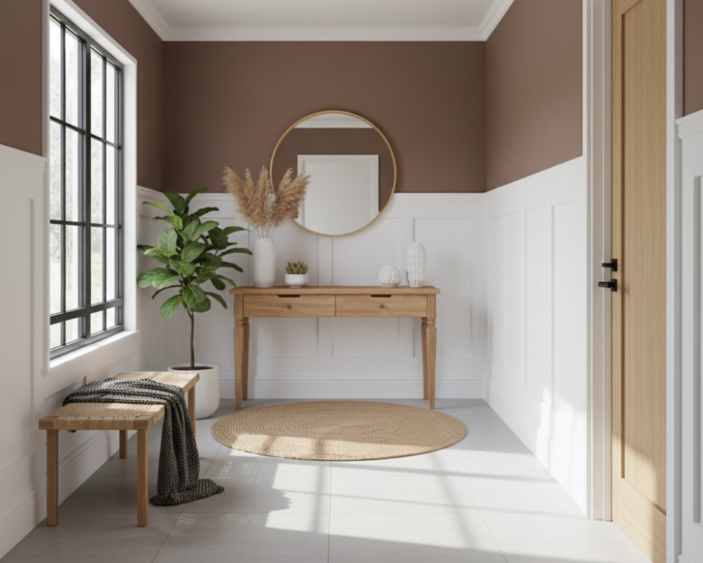 Peinture Marron Glace Et Lin