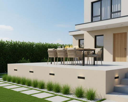 Peinture murets extérieurs beige crème – Peinture Algo