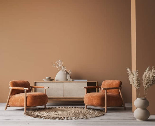 peinture couleur orange marron – Peinture Algo