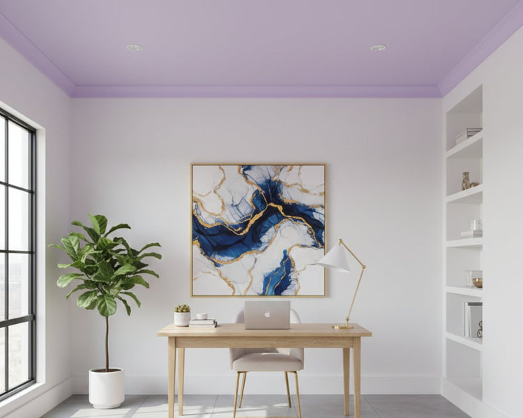 Peinture plafond violet pastel – Peinture Algo
